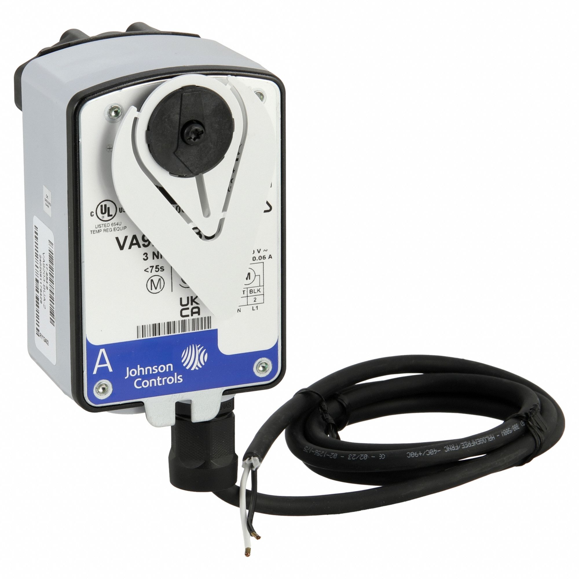 JOHNSON CONTROLS, Electric Ball Valve Actuator, VG1000, Electric Ball Valve Actuator - 20XH98 ...
