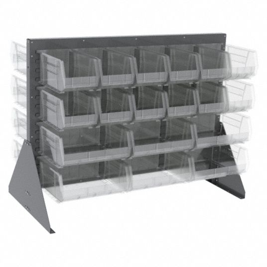 AKRO-MILS Louvered Bench Rack - 20XK40|30607GYASSTSC - Grainger