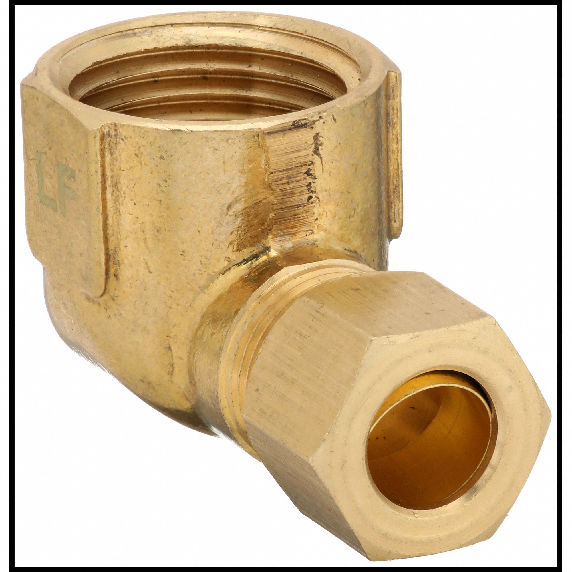 Brass, Compression x FNPT, Female Elbow - 20XM77|700070-0608 - Grainger