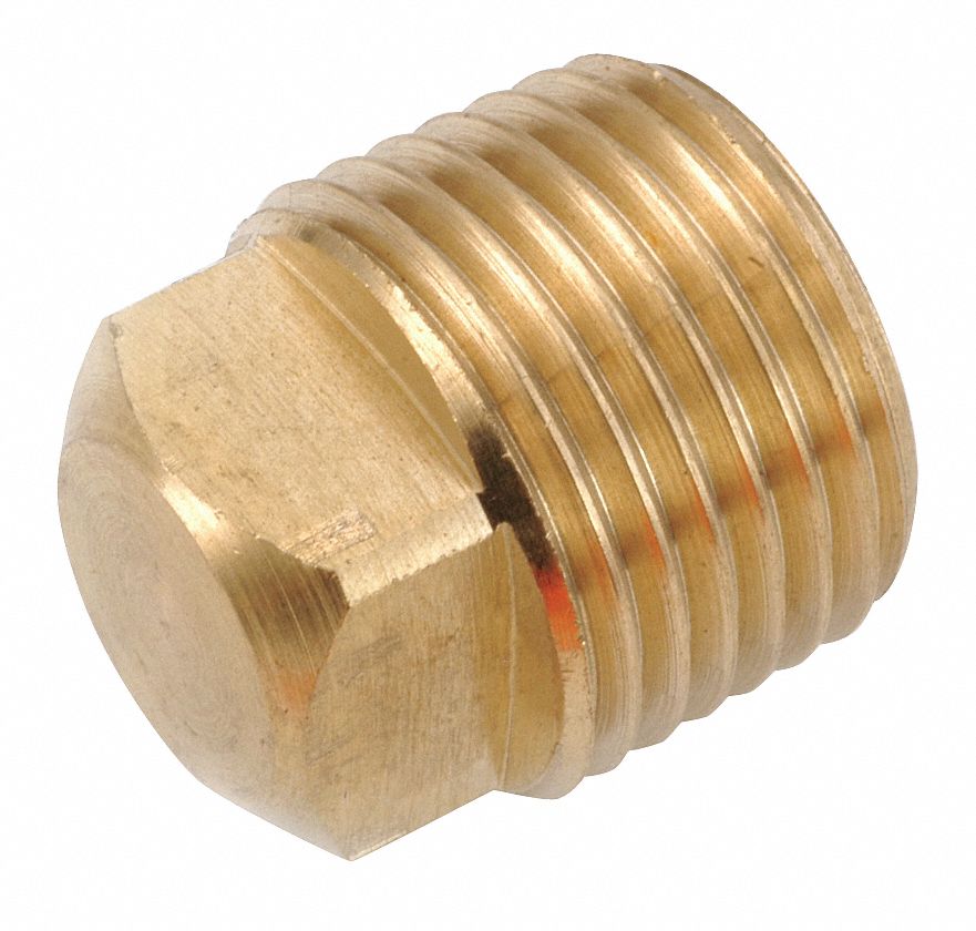 GRAINGER APPROVED Low Lead Brass Square Head Plug, 3/4 in Pipe Size, 1 ... GRAINGER APPROVED Low Lead Brass Square Head Plug, 3/4 in Pipe Size, 1 ...