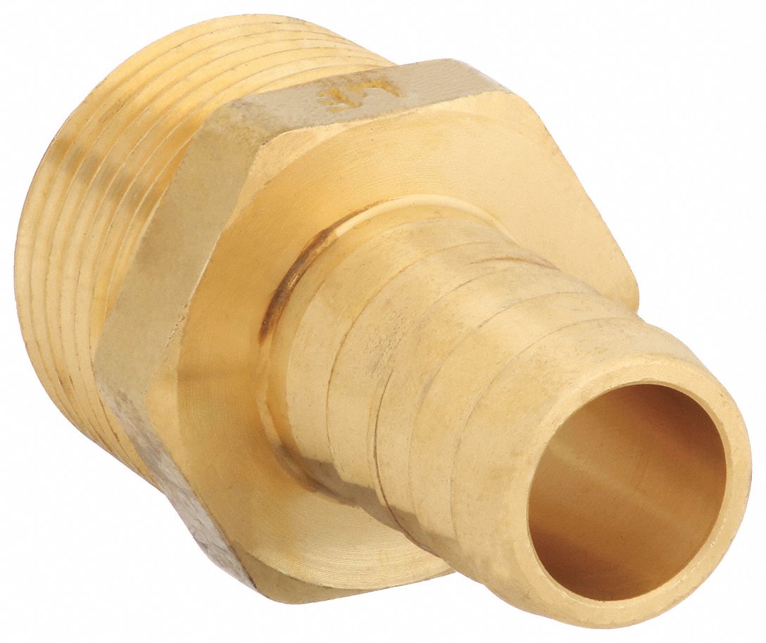 For 5/8 in Hose I.D., GHT x Hose Barb, Barbed Hose Fitting - 20XP87 ...