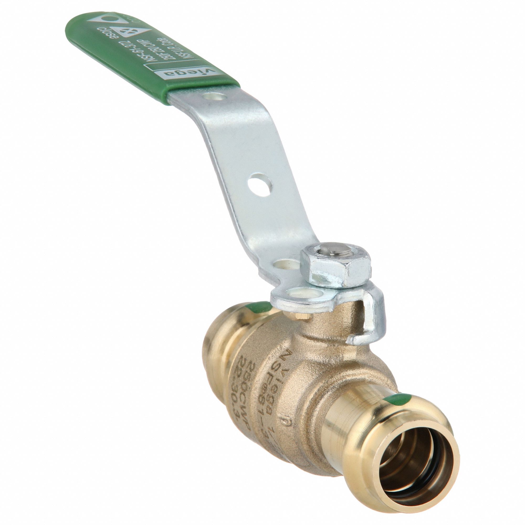 VIEGA PROPRESS, 1/2 in Size, Bronze, Manual Two-Way Ball Valve - 20XW52|79923 - Grainger