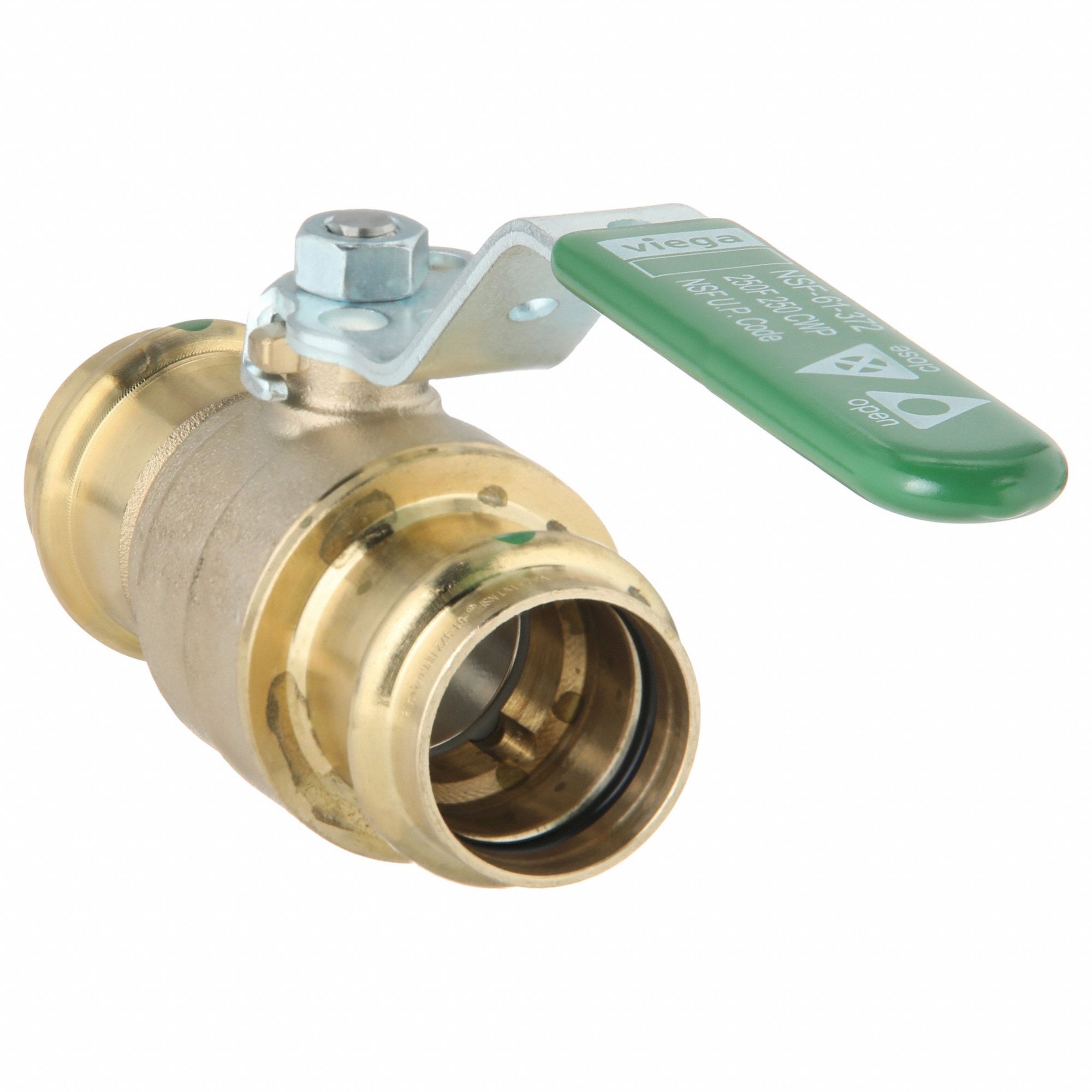 VIEGA PROPRESS, 1 in Size, Bronze, Manual Two-Way Ball Valve - 20XW54|79933 - Grainger