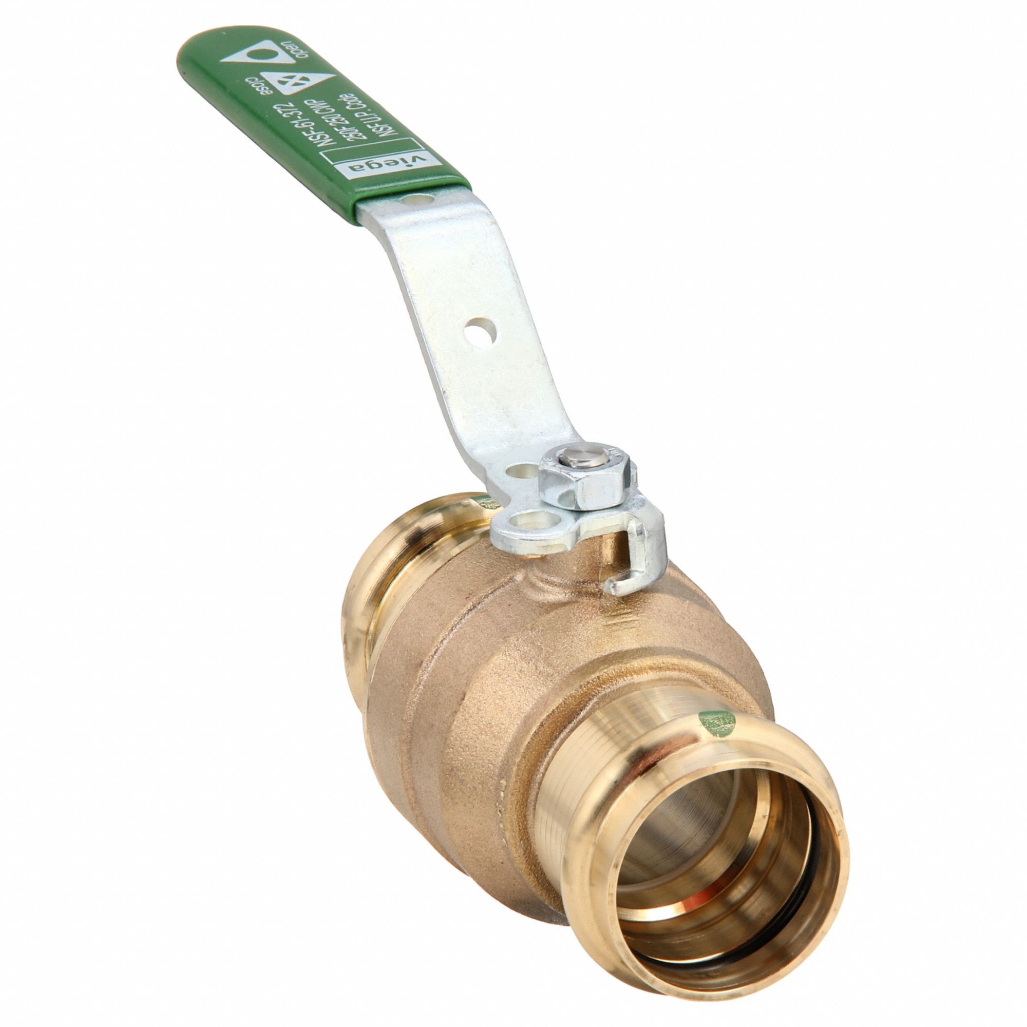 VIEGA PROPRESS, 1 1/4 in Size, Bronze, Manual Two-Way Ball Valve - 20XW55|79938 - Grainger