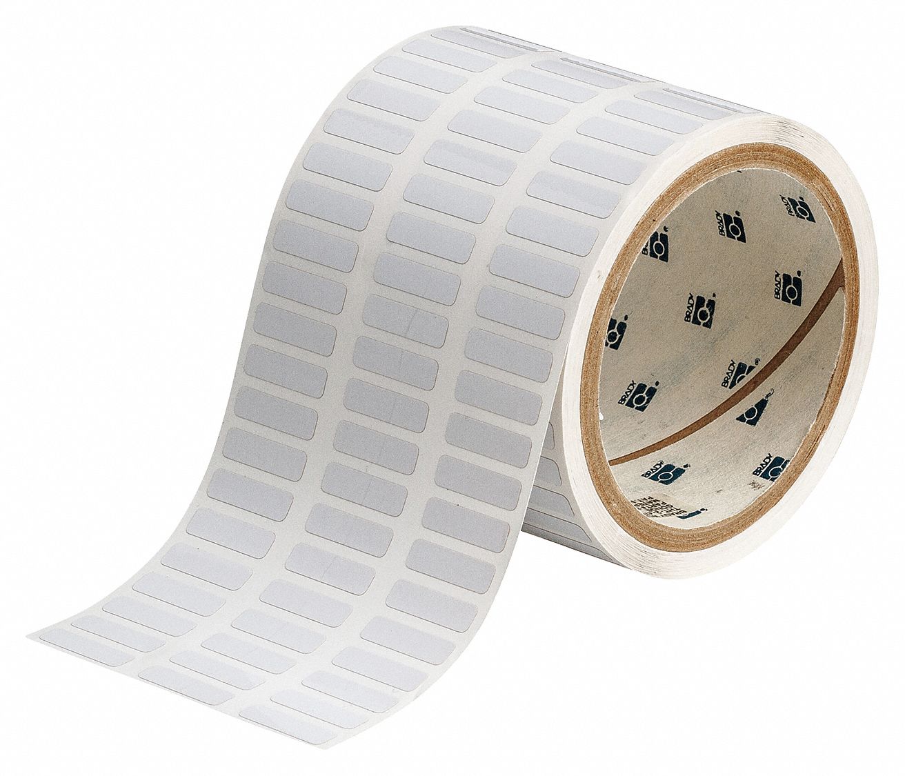 BRADY Precut Label Roll: Polyimide, White ( Gloss ), 10,000 Labels per ...