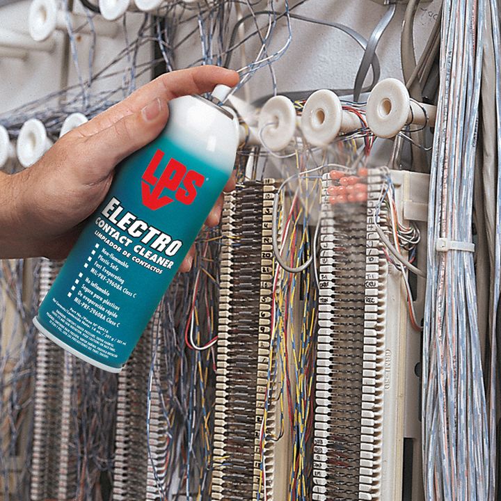 LPS Contact Cleaner: Aerosol Spray Can, 14 oz, Liquid, Electro, Safe on ...
