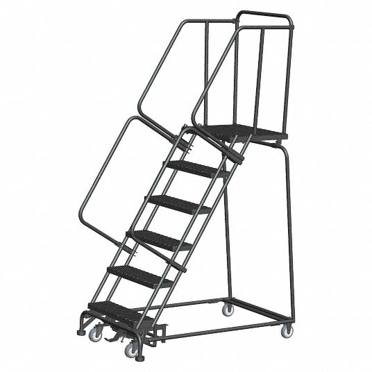 Rolling Ladder,Steel,60 In.H - Grainger