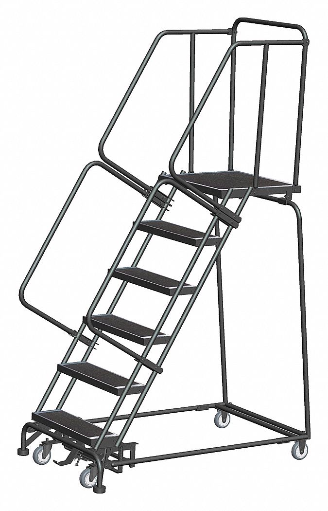 Rolling Ladder,Steel,60 In.H - Grainger