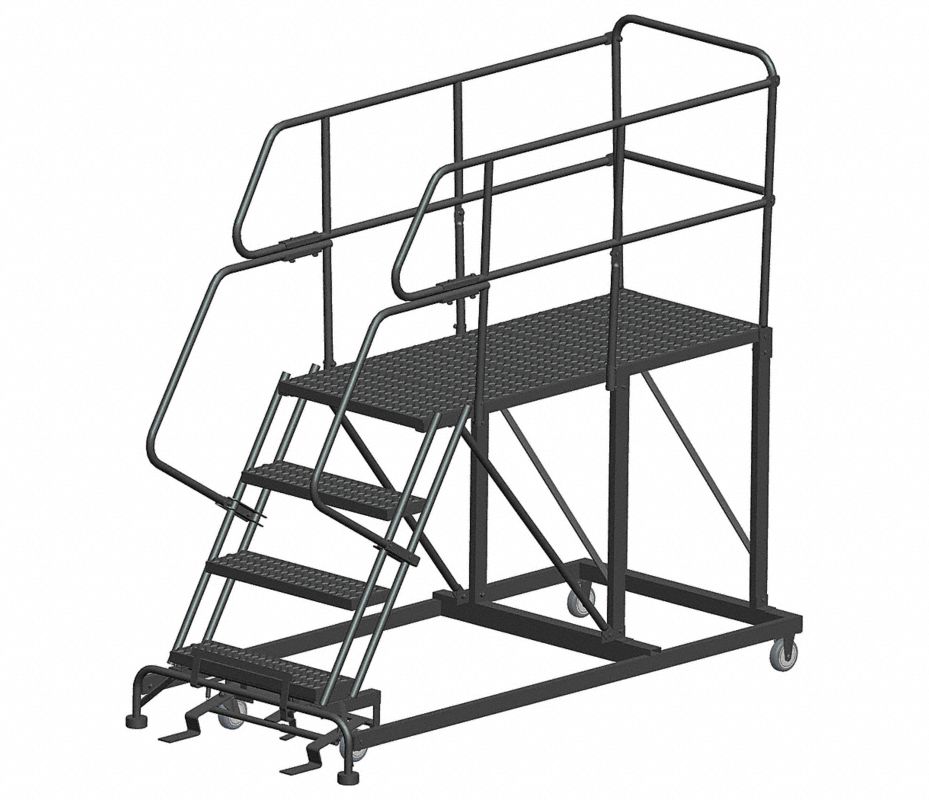BALLYMORE Plataforma de Trabajo Rodante, 72", 36", Acero - 20Y810 ...
