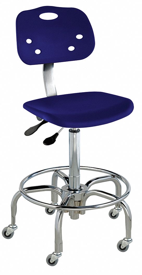 BIOFIT Silla Ergonómica, Azul, Polipropileno, Rango de la Altura del ...