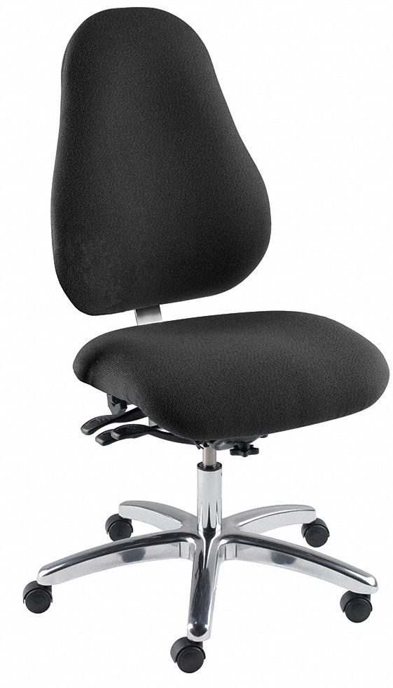 BIOFIT Silla de Trabajo Grande y Alta, Brazo Sin Brazos, Respaldo de ...