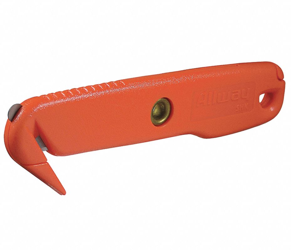 ALLWAY Navaja de Seguridad Tipo Gancho, Multipropósito, Acero al ...