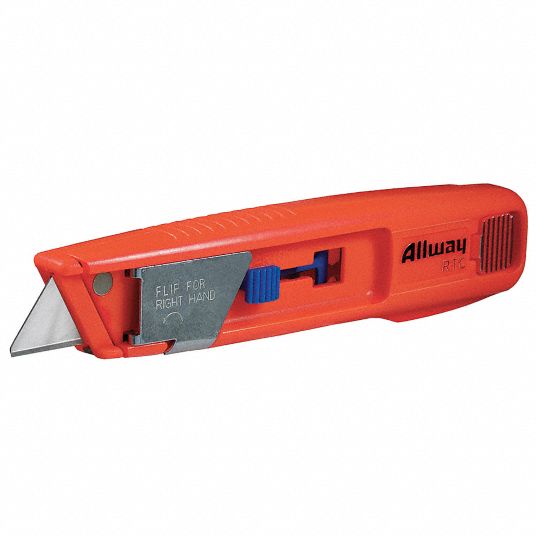 ALLWAY, 6 in Overall Lg, Plastic, Safety Knife - 20Y944|20Y944 - Grainger