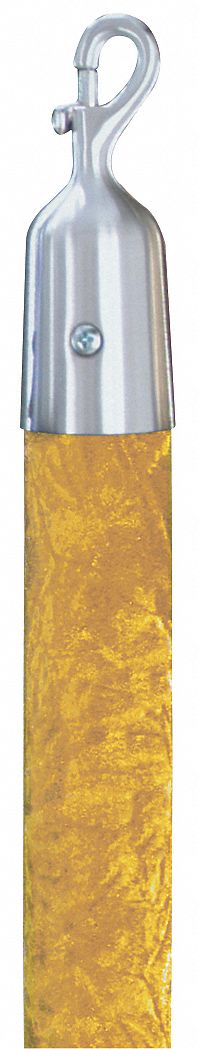 Crushed Velvet Barrier Rope, Gold Rope Color, Satin Aluminum Snap End ...