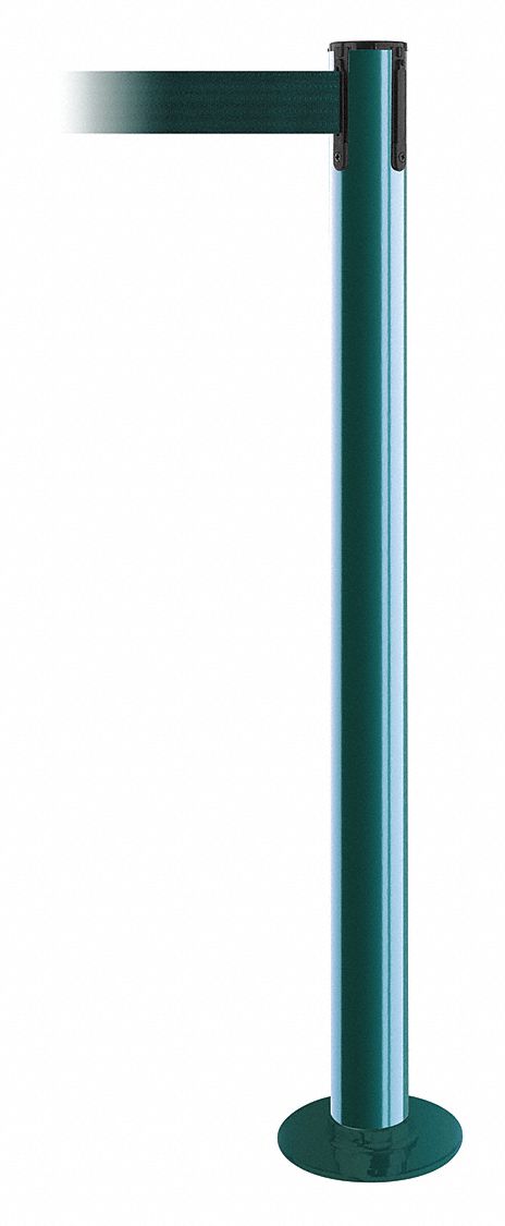 TENSABARRIER, Green, No Pattern, Barrier Post with Belt - 20YG23|889F ...