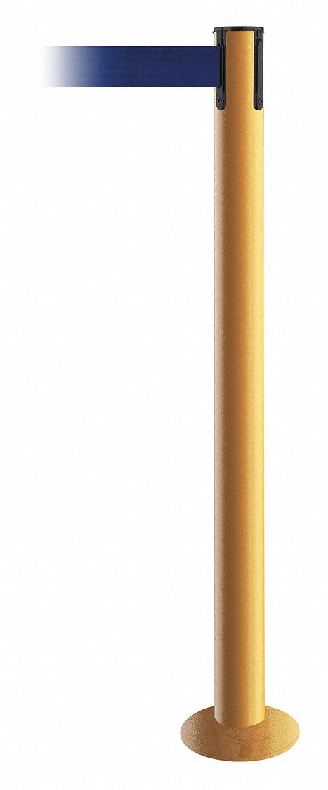 TENSABARRIER, Blue, No Pattern, Barrier Post with Belt - 20YG56|889F-35 ...