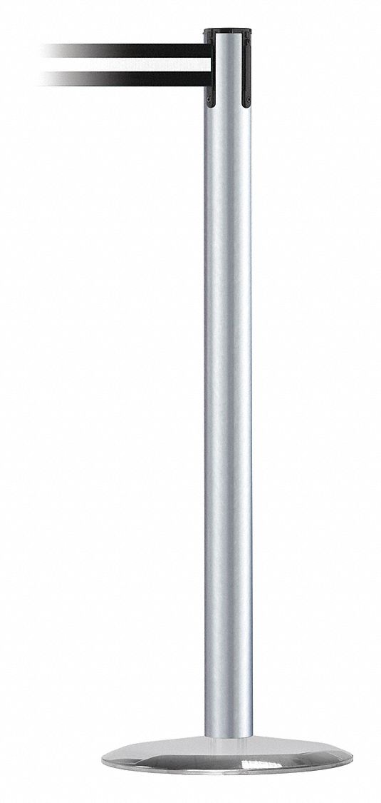 TENSABARRIER, White, No Legend, Barrier Post with Belt - 20YK77|889U-1S ...