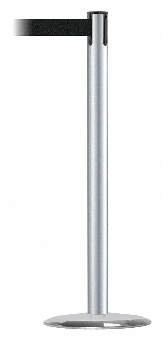 TENSABARRIER, Black, No Pattern, Barrier Post with Belt - 20YM18|889U ...