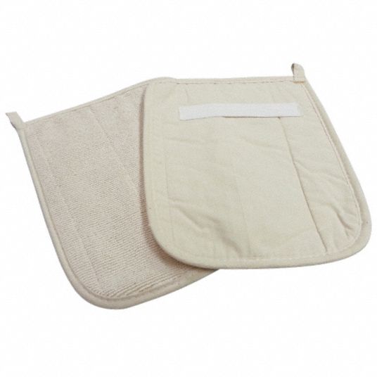 8 1/2 in x 11 in Cotton Bakers Pad, Natural - Grainger