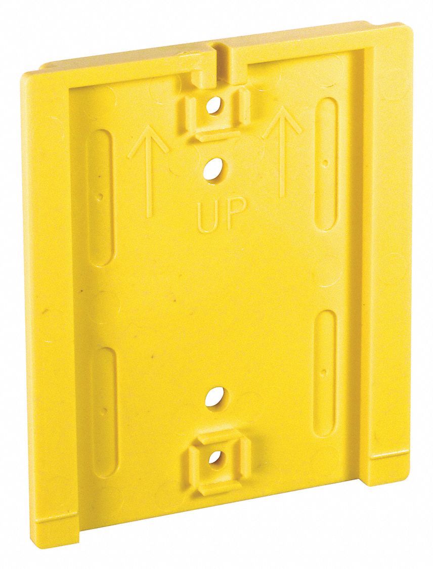RETRACTA-BELT, Yellow, Yellow, Wall Mount Plate - 20YV32|WP412F-YW ...