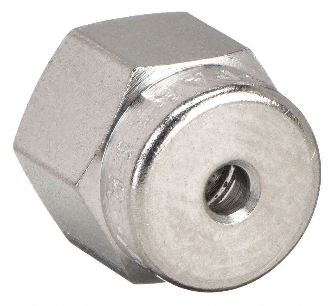PARKER, 1/16 in OD Fitting Size, Compression, Compression Fitting Plug ...