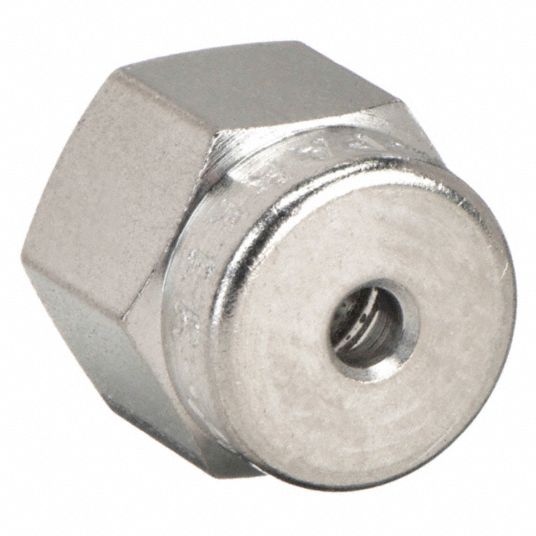 PARKER, 1/16 in OD Fitting Size, Compression, Compression Fitting Plug ...