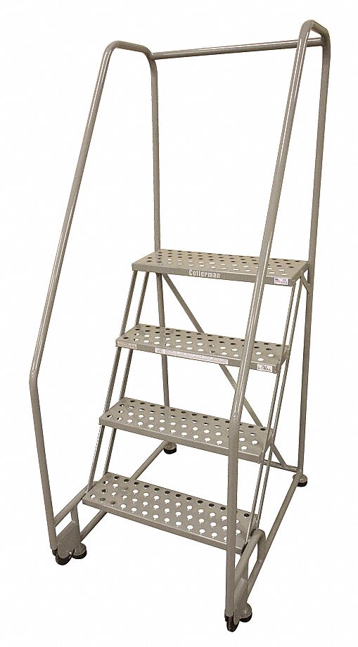 COTTERMAN, 3.3 ft Platform Ht, Assembled, Rolling Ladder - 3UY31 ... COTTERMAN, 3.3 ft Platform Ht, Assembled, Rolling Ladder - 3UY31 ...