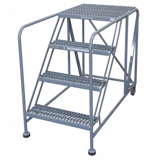 COTTERMAN, 3.3 ft Platform Ht - Max, 36 in x 48 in, Mobile Work ...