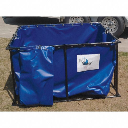 300 gal Capacity, 29 in Open Ht, Open Top Water Containment Tank ...