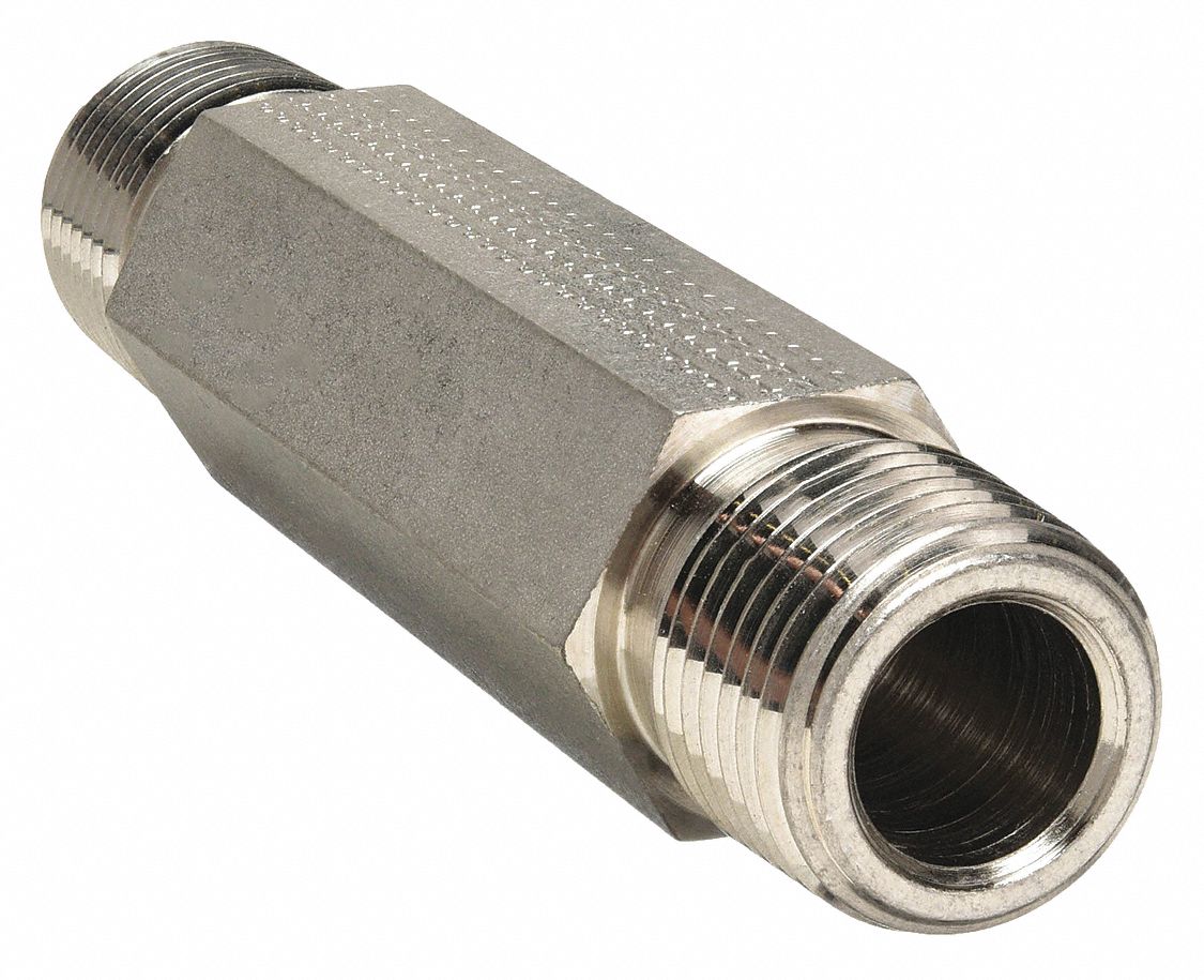 SS316 Male NPT Long Hex Nipple Pipe Fitting 1/4 3/8 1/2 3/4, 47% OFF