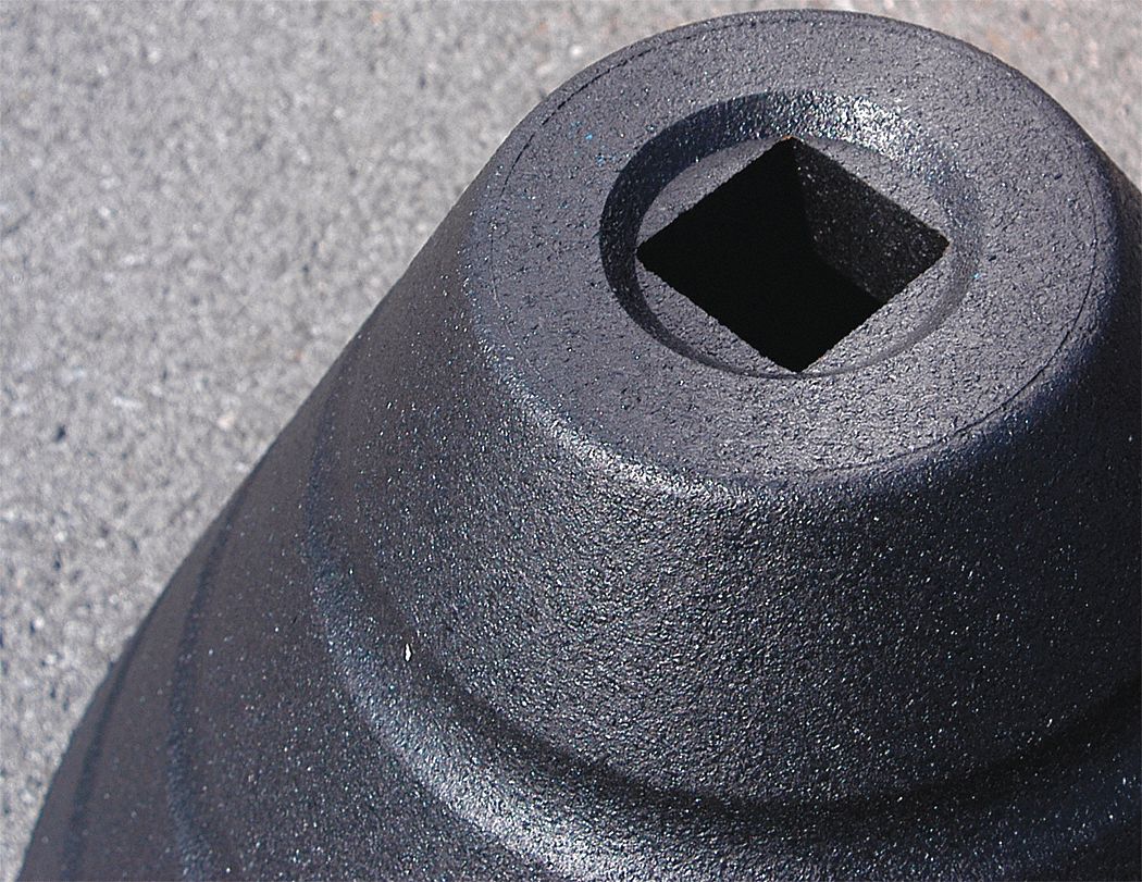 Rubber, Black, Sign Base - 20ZT31|RF-SGBS70 - Grainger