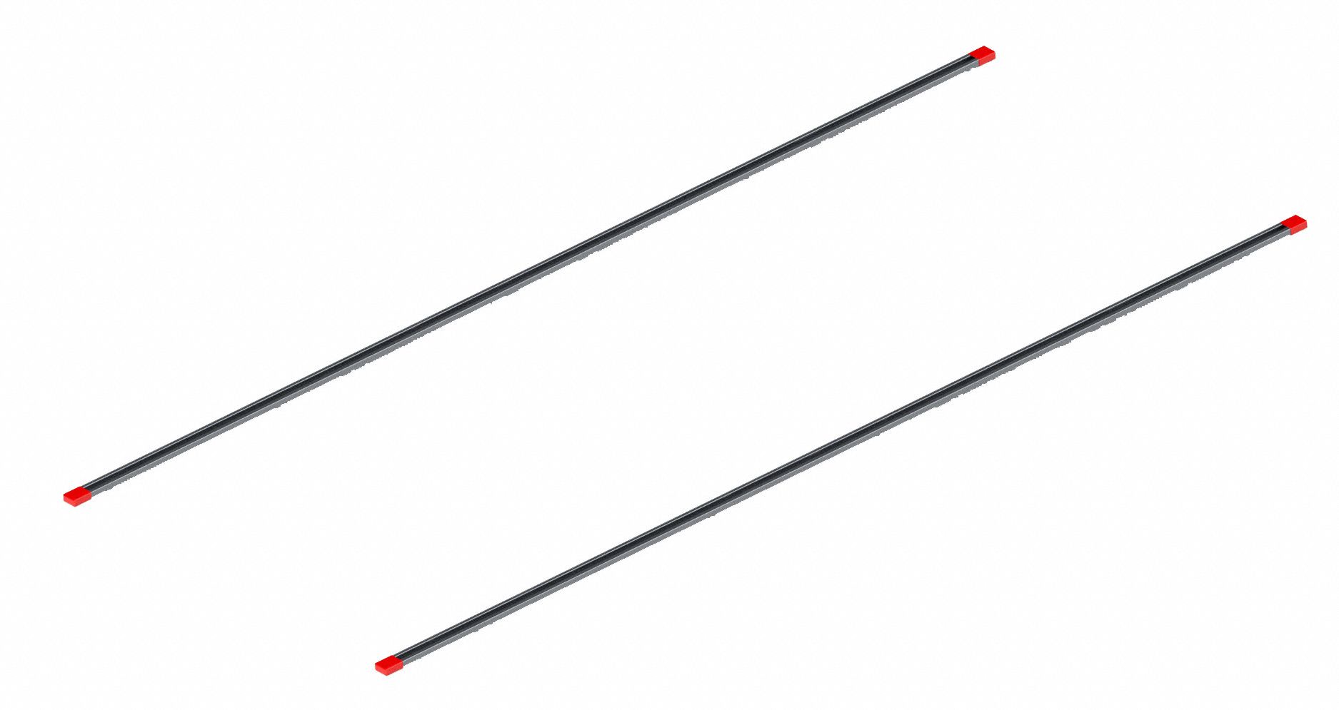 WEATHER GUARD, Aluminum, 3/4 in Overall Ht, Mounting Channel Kit ...