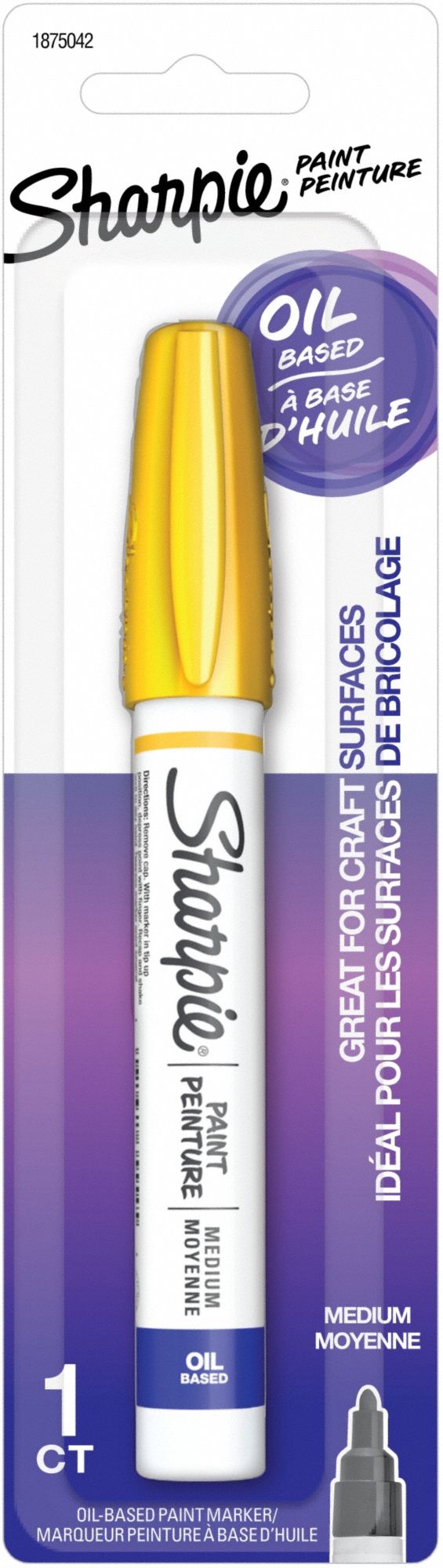 SHARPIE, Metal Bullet, Medium Tip Size, Oil Based Paint Marker - 811DK0 ...