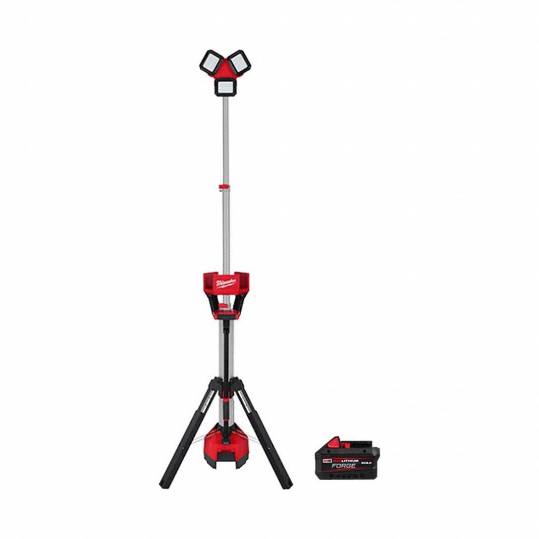 MILWAUKEE, M18™, Tripod Light, Tripod Light Kit - 446CM4|2136-20, 48-11 ...