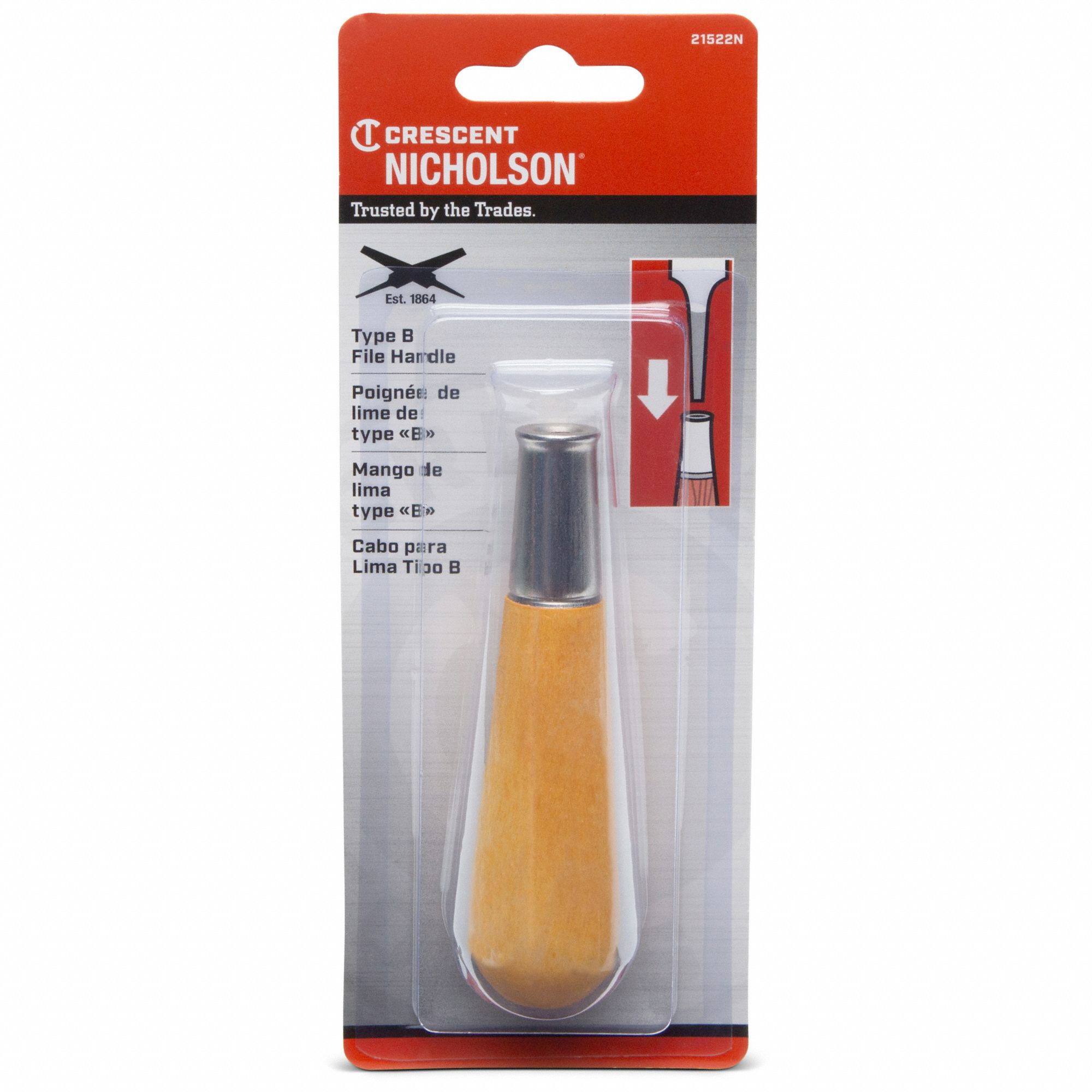 Round, Wood, File Handles - 794HP9|21522N - Grainger