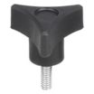 3-Arm Knobs - Grainger Industrial Supply