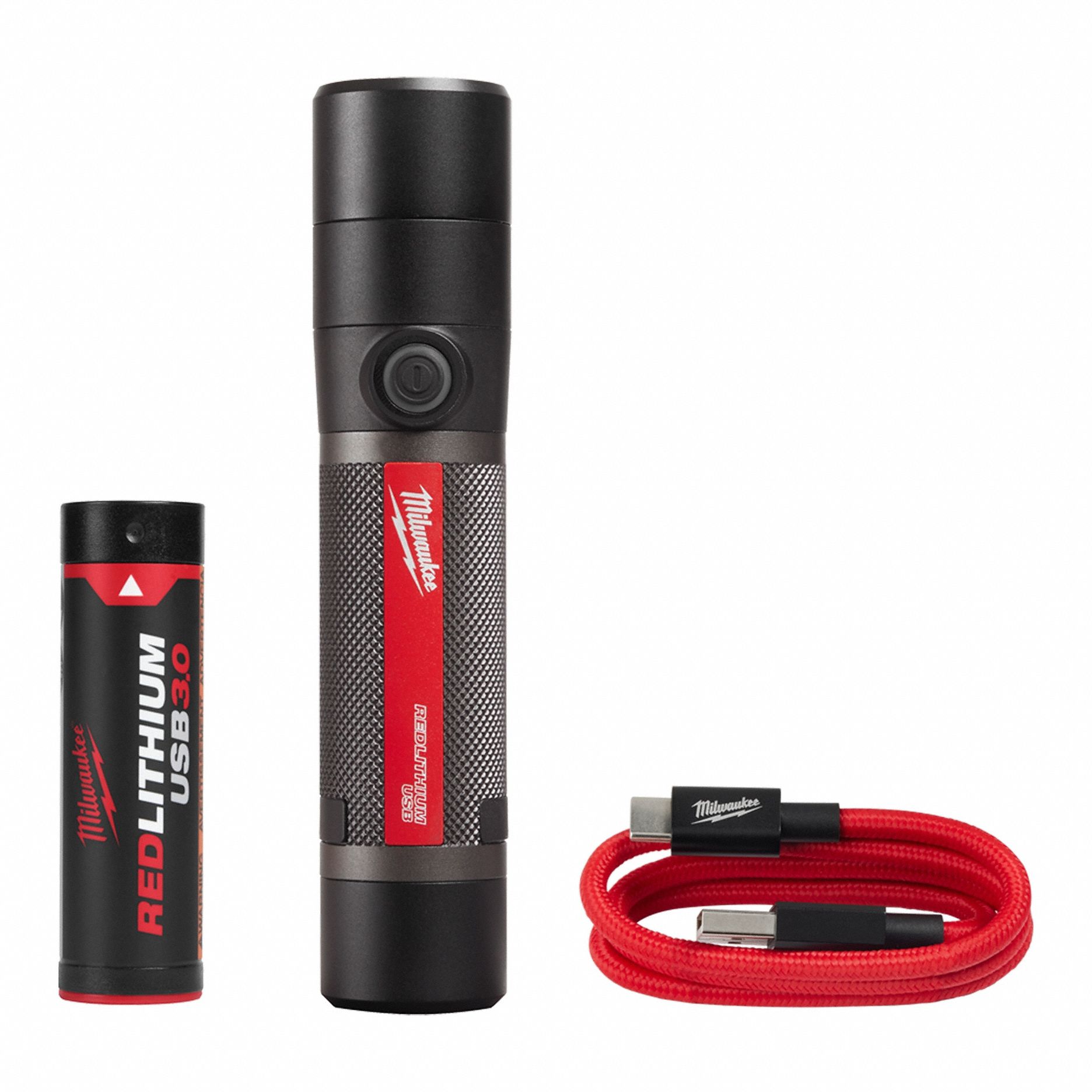 MILWAUKEE Linterna Portátil,RedLithium,5-5/8"L - 60YR91 | 2160-21 ...