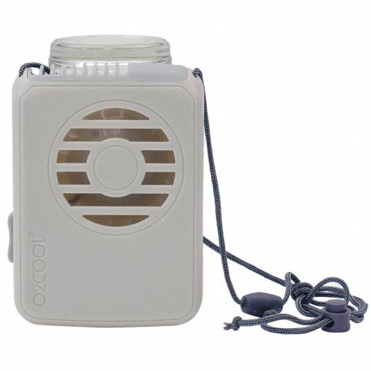 TREVA/O2COOL Necklace Fan: Non-Oscillating, 1 Speeds, Battery Operated ...