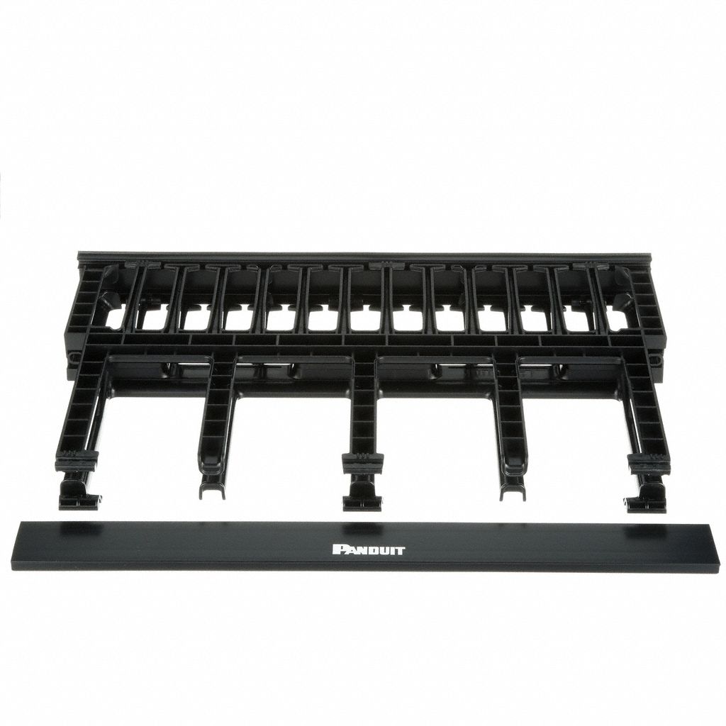 PANDUIT, 1 Rack Units, Dual-Sided Manager, Horizontal Dual-Sided ...