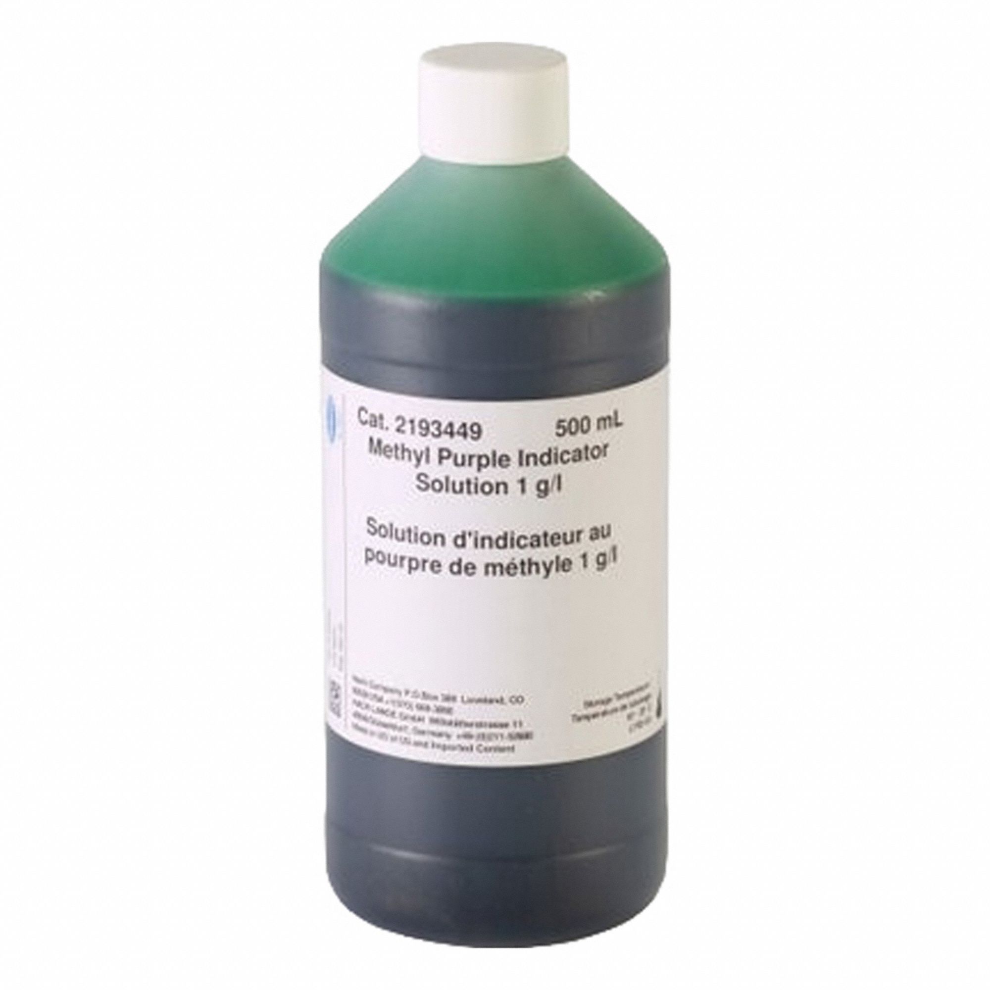 HACH, 500 mL Volume, 57-55-6, Methyl Purple Indicator Solution - 897Y55 ...