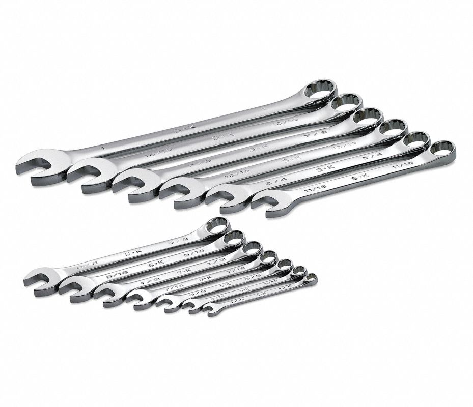 SK PROFESSIONAL TOOLS Juego de Llaves Combinadas 13 herramientas Acero ...