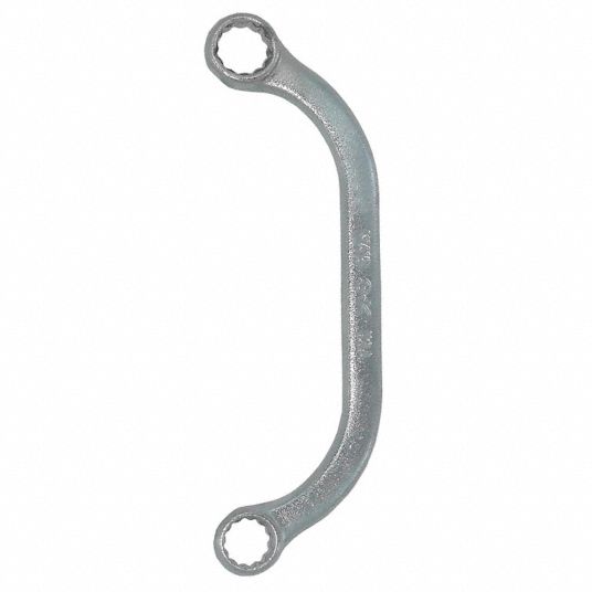SK PROFESSIONAL TOOLS, Chrome, 7/16 in_1/2 in Head Size, Box End Wrench ...