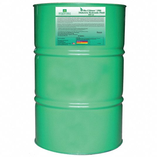RENEWABLE LUBRICANTS, 55 gal, Drum, Hydraulic Oil - 21A474|81096 - Grainger