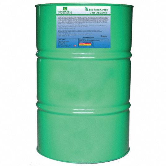 RENEWABLE LUBRICANTS, 55 gal, Drum, Gear Oil - 21A561|87226 - Grainger