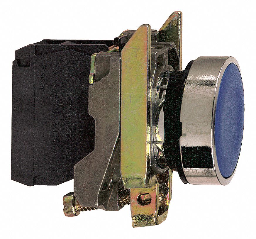 SCHNEIDER ELECTRIC, Non-Illuminated, Flush Profile, Flush Push Button ...