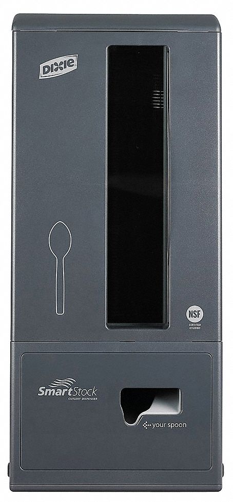 SMARTSTOCK, Countertop/Stand, 23 in Ht, Spoon Dispenser - 21AM95 ...