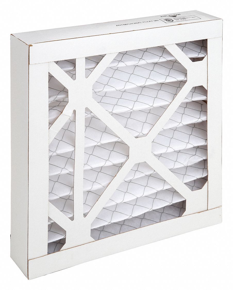 GRAINGER, 12 in x 12 in x 2 in, MERV 7, Pleated Air Filter - 21C068 ...