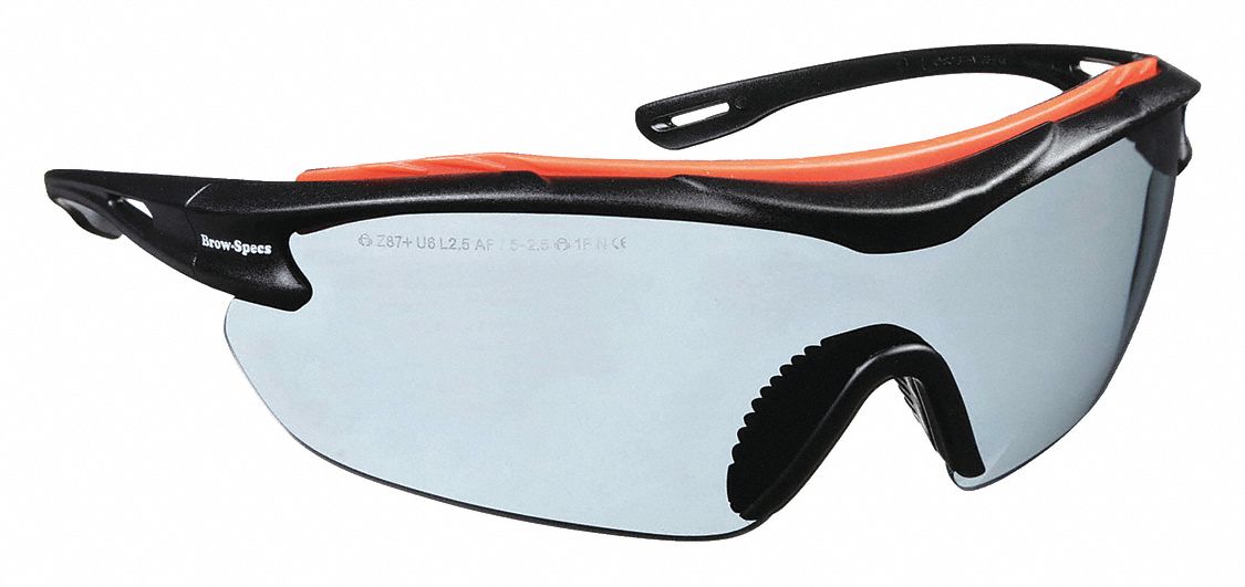 ELVEX, Gray Lens, Half-Frame, Safety Glasses - 21C992|SG-31G-AF - Grainger