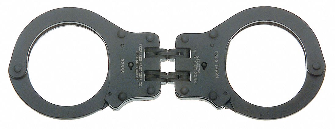 PEERLESS, Hinged, Carbon Steel, Handcuffs - 21CH14|802C - Grainger
