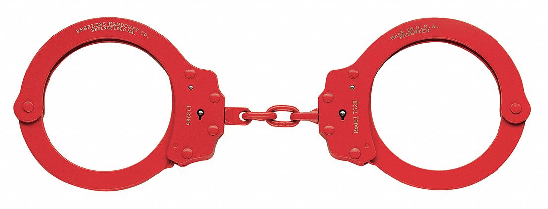PEERLESS, Oversize Handcuff, Carbon Steel, Handcuffs - 21CH34|752C ...